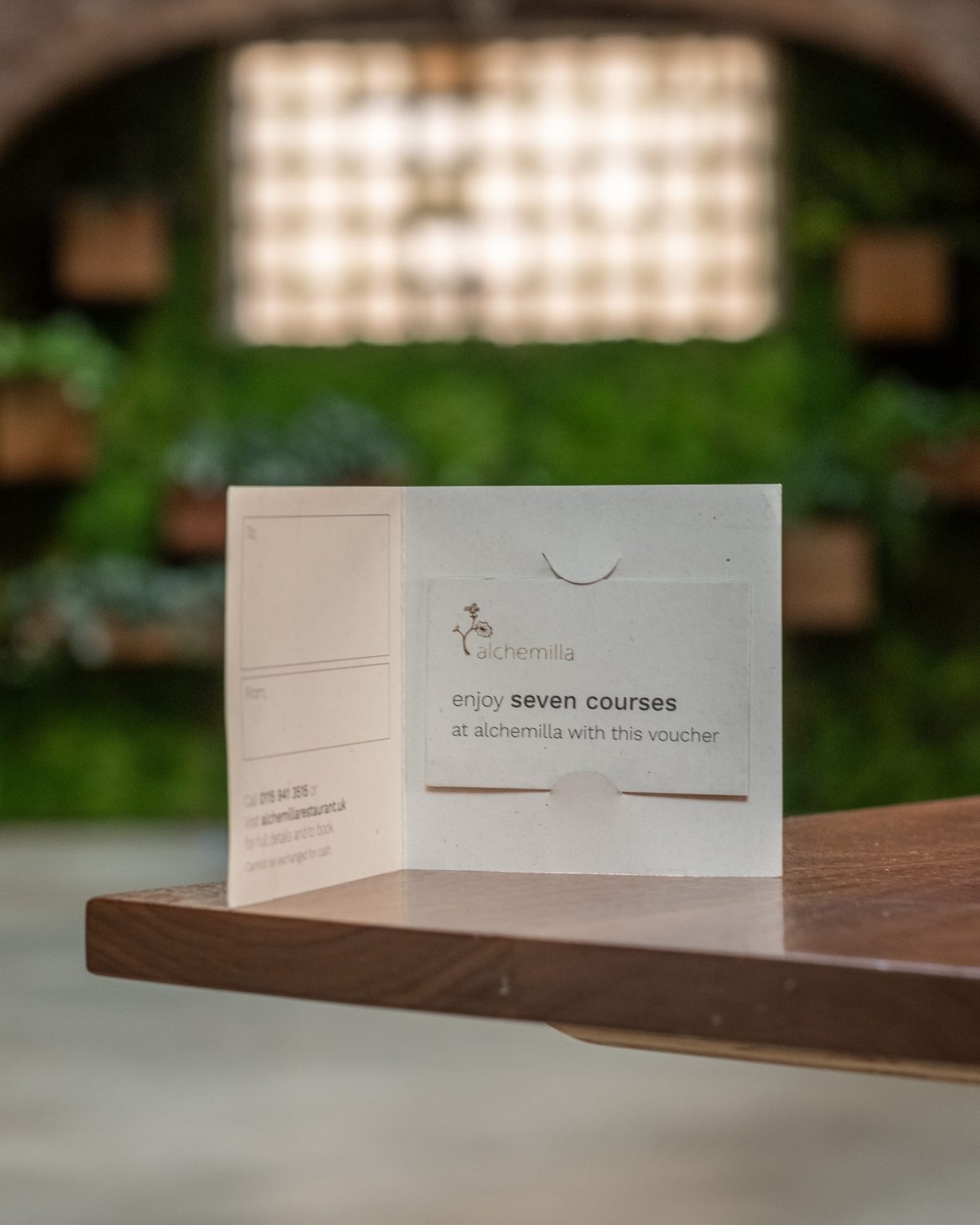 7 Course Gift Voucher – Alchemilla